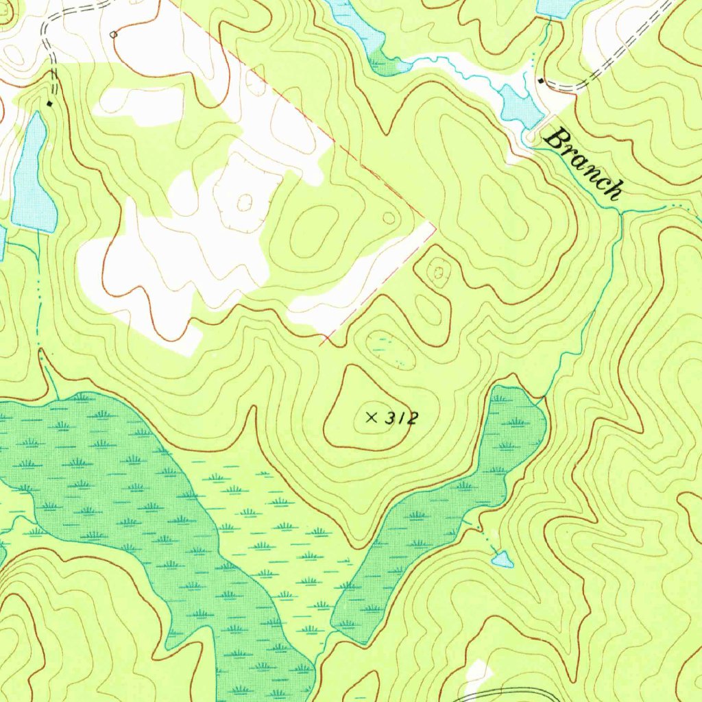 Dudley, GA (1974, 24000-Scale) Map by United States Geological Survey ...