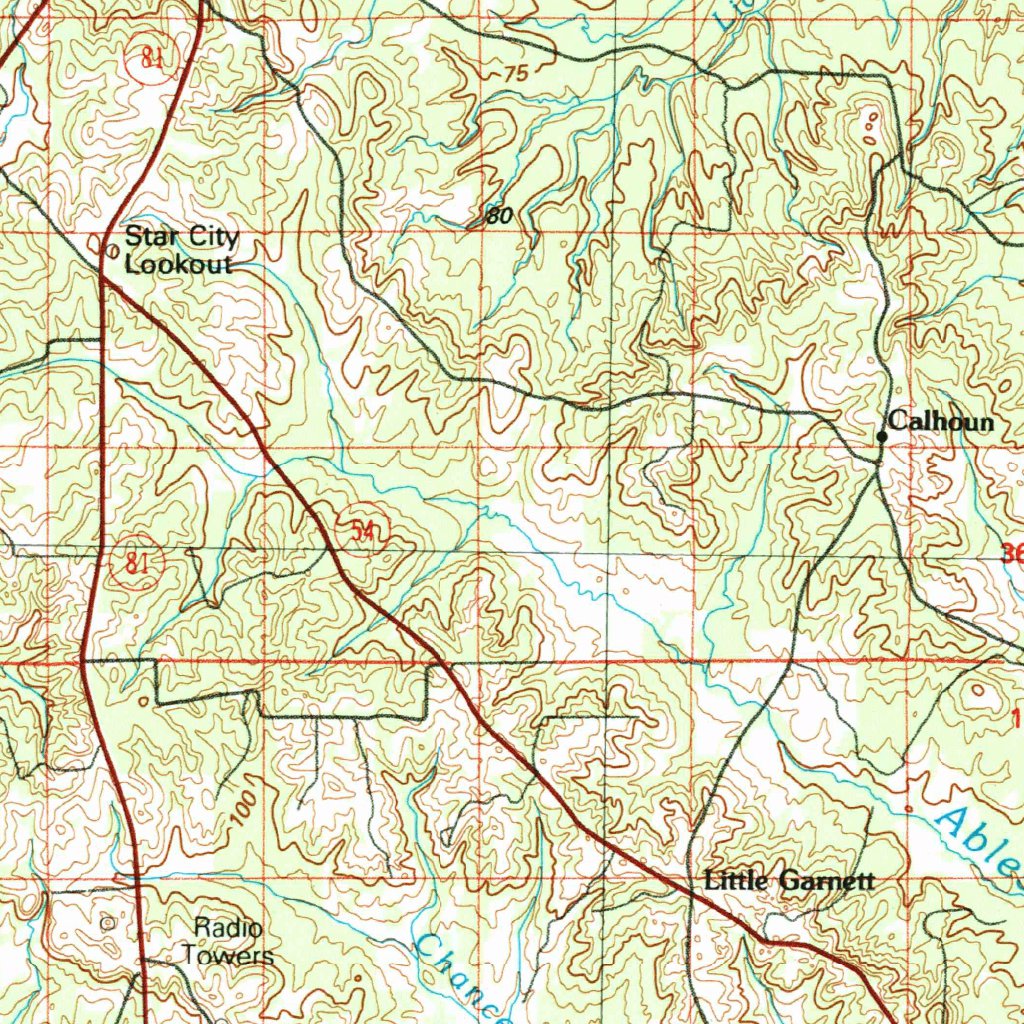 Dumas, AR-MS (1986, 100000-Scale) Map by United States Geological ...
