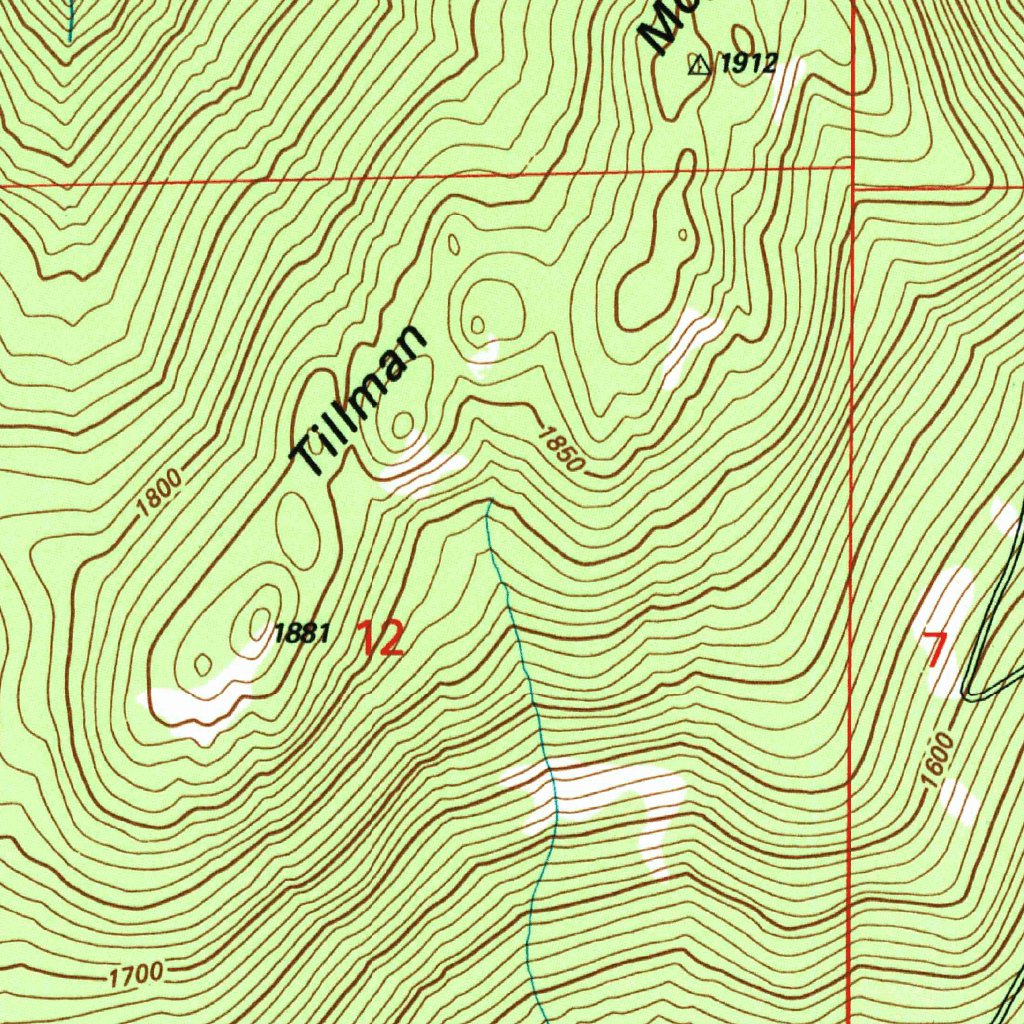 Duncan Ridge, WA (2001, 24000-Scale) Map by United States Geological ...