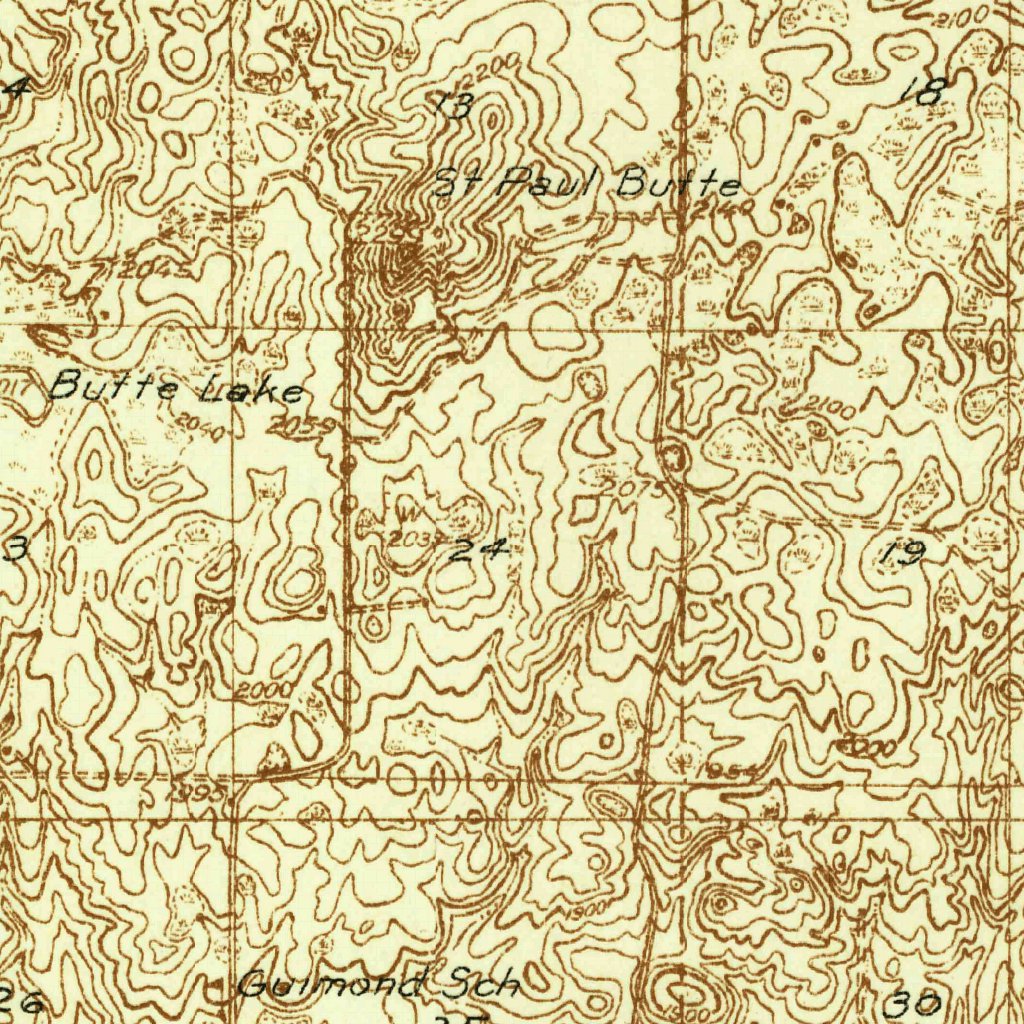 Dunseth, ND (1935, 48000-Scale) Map by United States Geological Survey ...