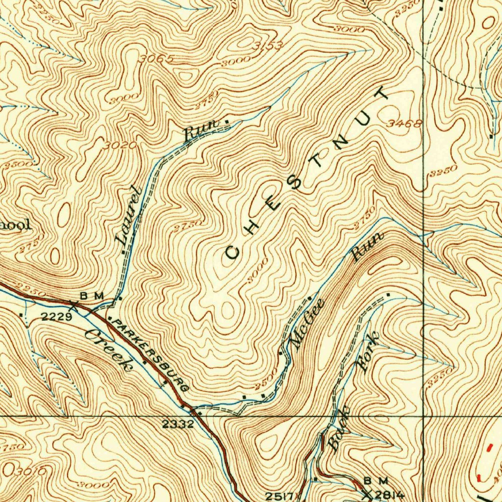 Durbin, WV (1924, 62500-Scale) Map by United States Geological Survey ...