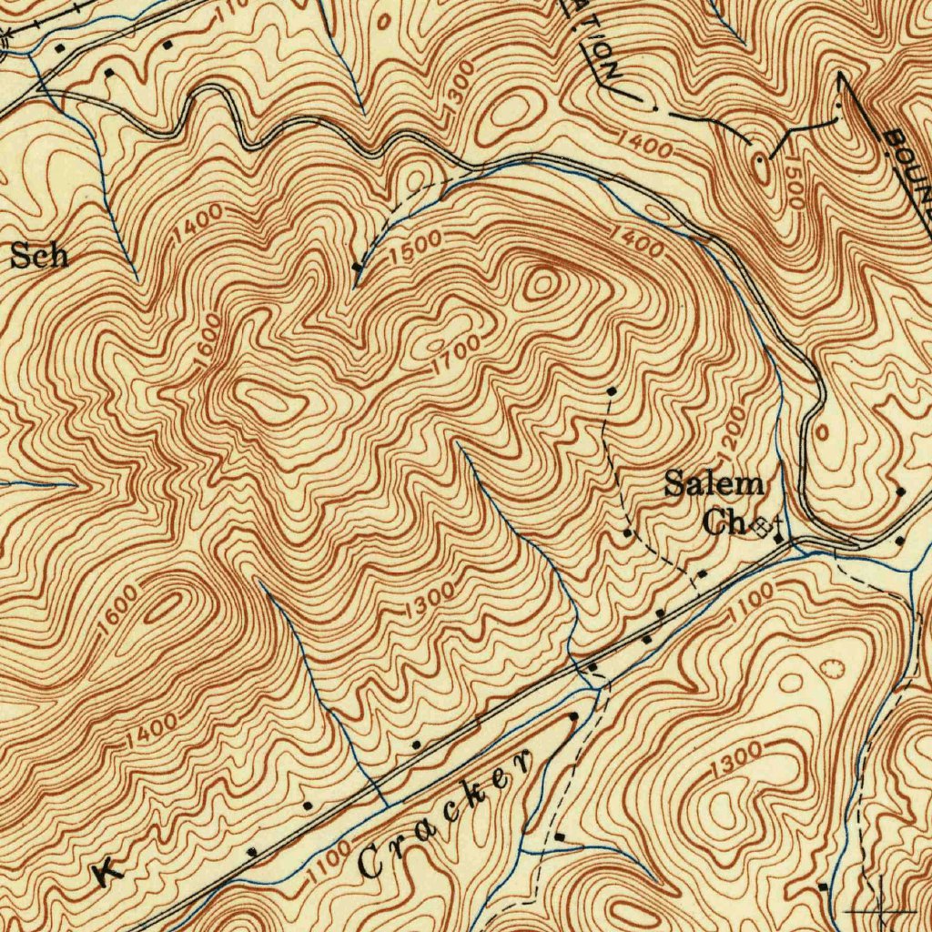 Dutch Valley, TN (1942, 24000-Scale) Map by United States Geological ...