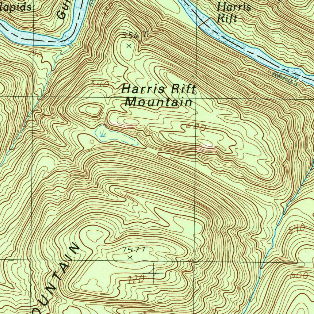 Dutton Mountain, NY (1989, 25000-Scale) Map by United States Geological ...