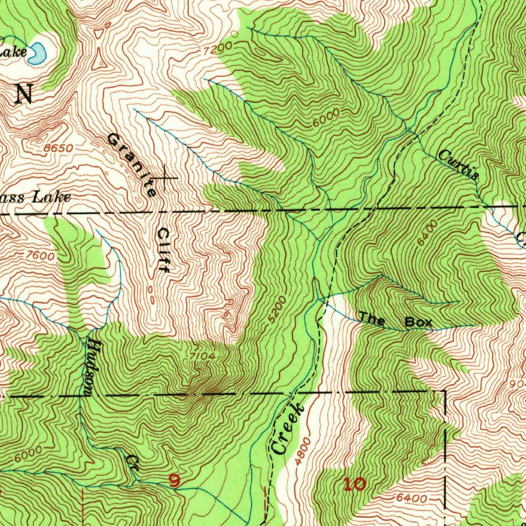 Eagle Cap, OR (1954, 62500-Scale) Map by United States Geological ...