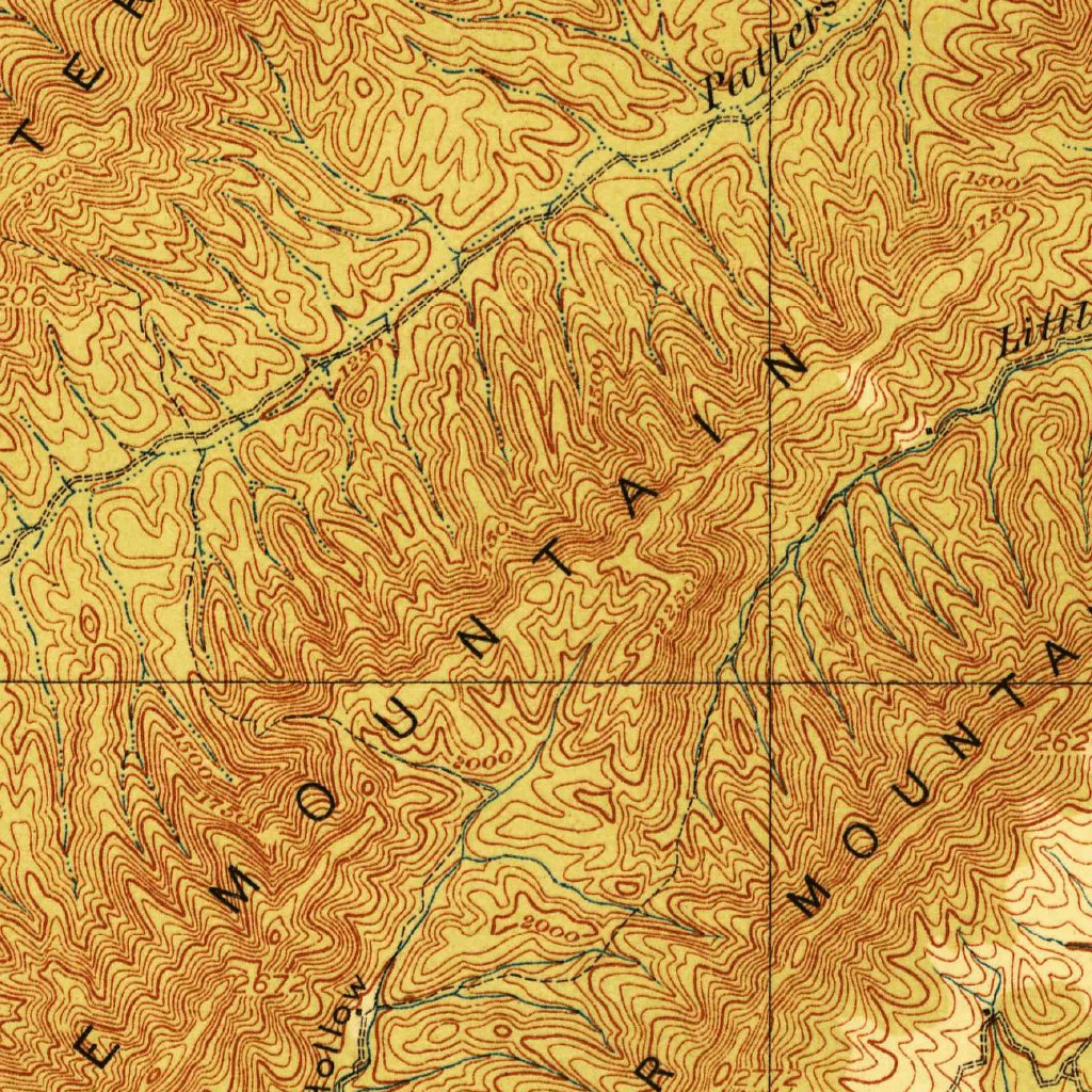 Eagle Rock, VA (1915, 62500-Scale) Map by United States Geological ...