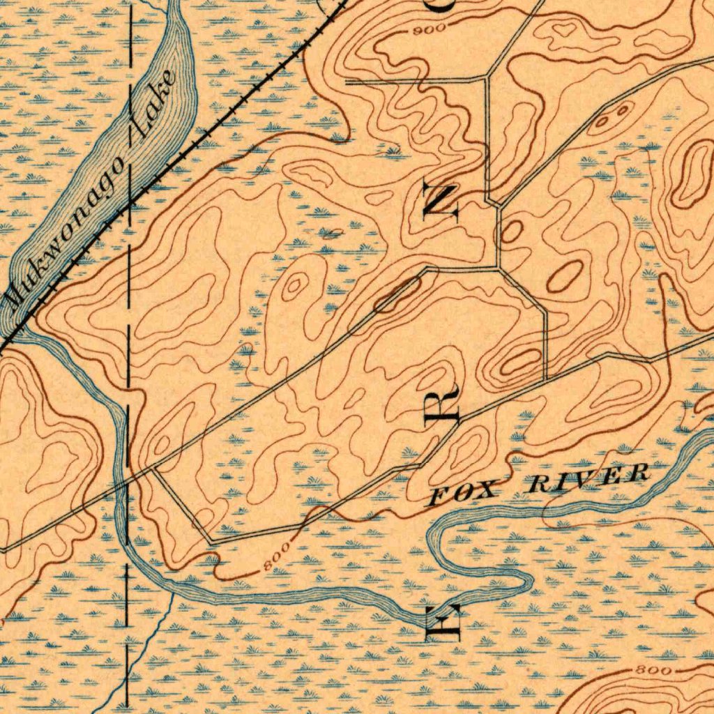 Eagle, WI (1897, 62500-Scale) Map by United States Geological Survey ...