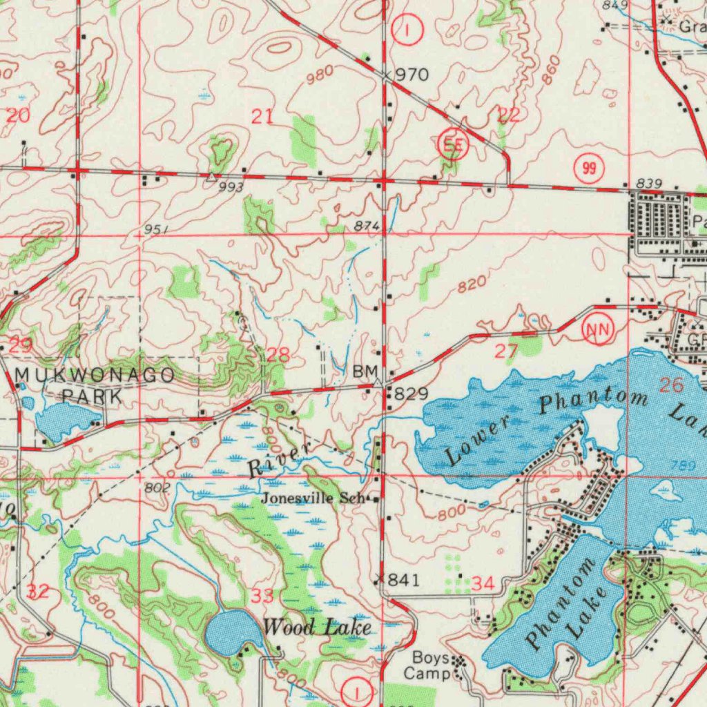Eagle, WI (1960, 62500-Scale) Map by United States Geological Survey ...