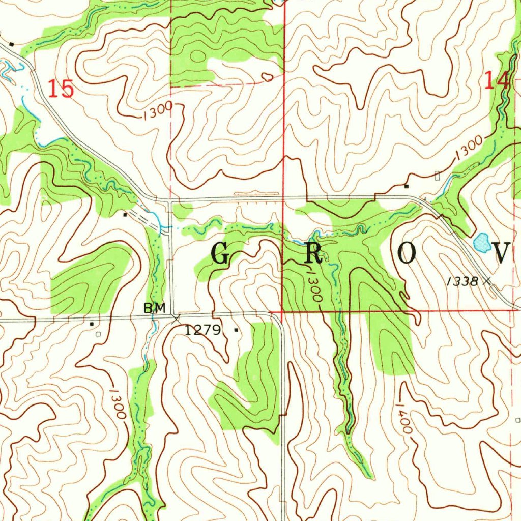 Earling, IA (1971, 24000-Scale) Map by United States Geological Survey ...