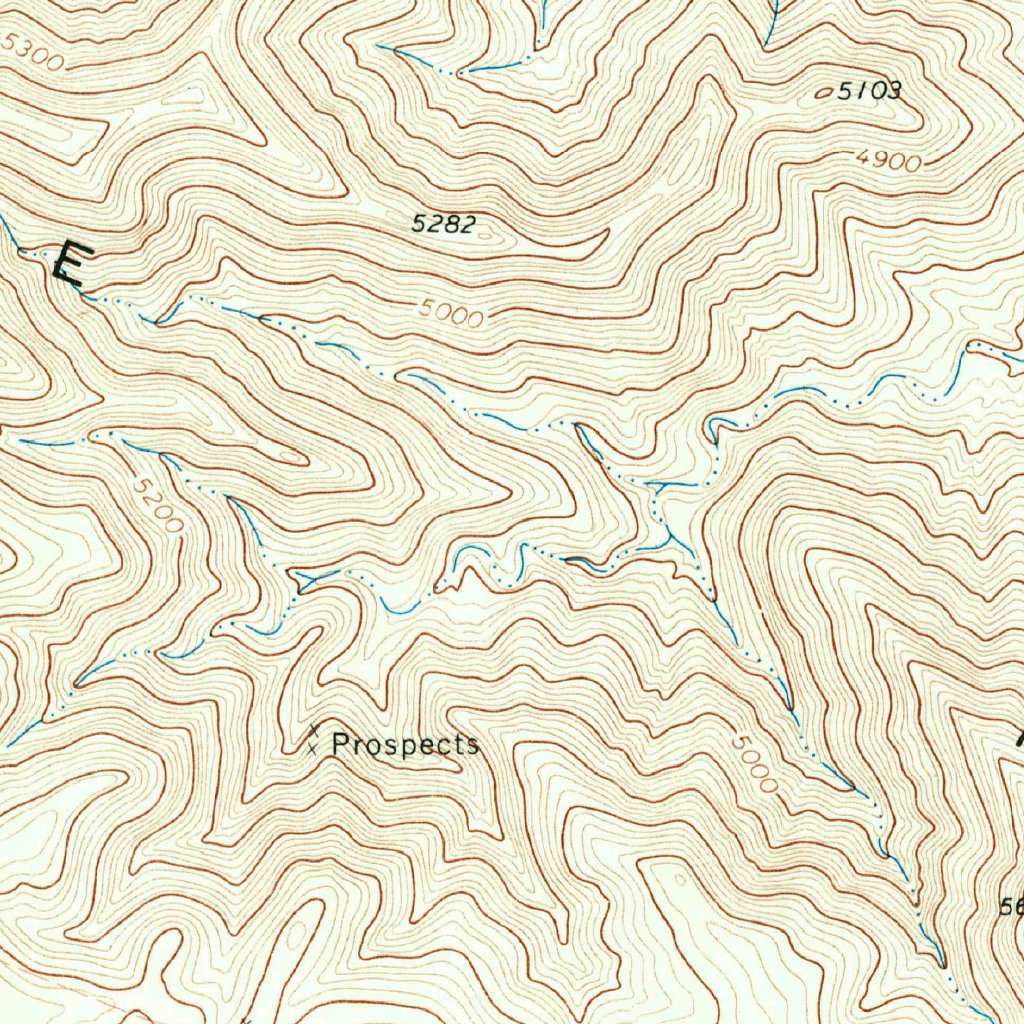 East Hunter Canyon, TX (1970, 24000-Scale) Map by United States ...