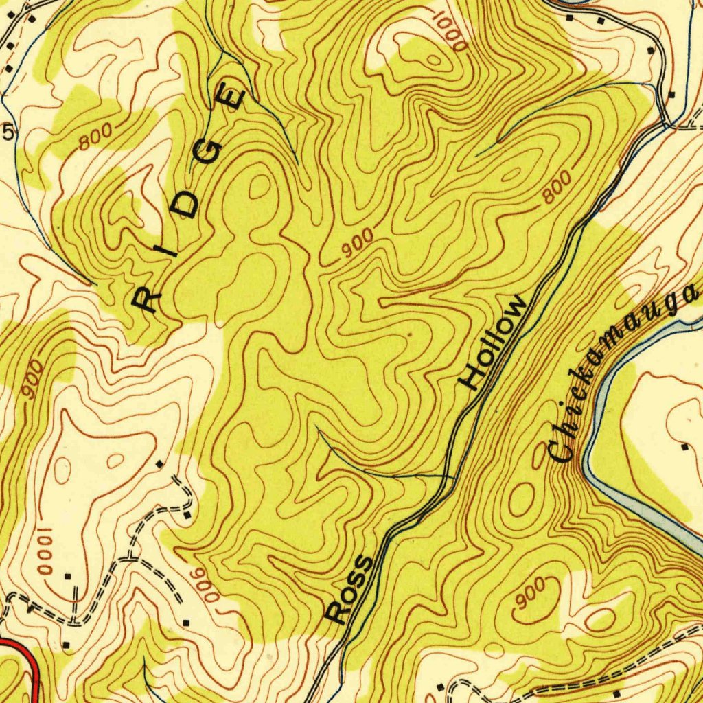 East Ridge, TN-GA (1946, 24000-Scale) Map by United States Geological ...