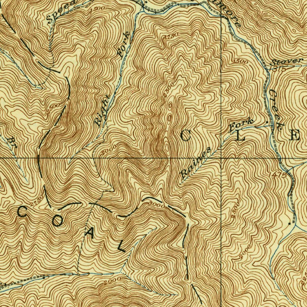 Eccles, WV (1932, 62500-Scale) Map by United States Geological Survey ...