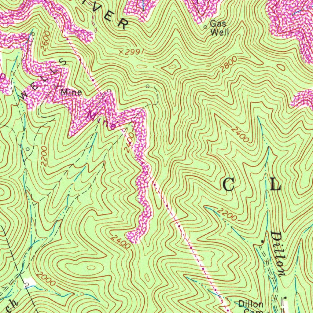 Eccles, WV (1965, 24000-Scale) Map by United States Geological Survey ...