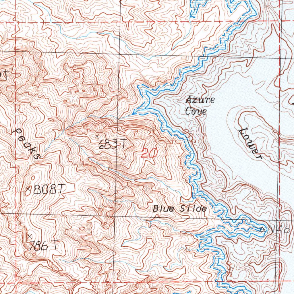 Echo Bay, NV (1983, 24000-Scale) Map by United States Geological Survey ...