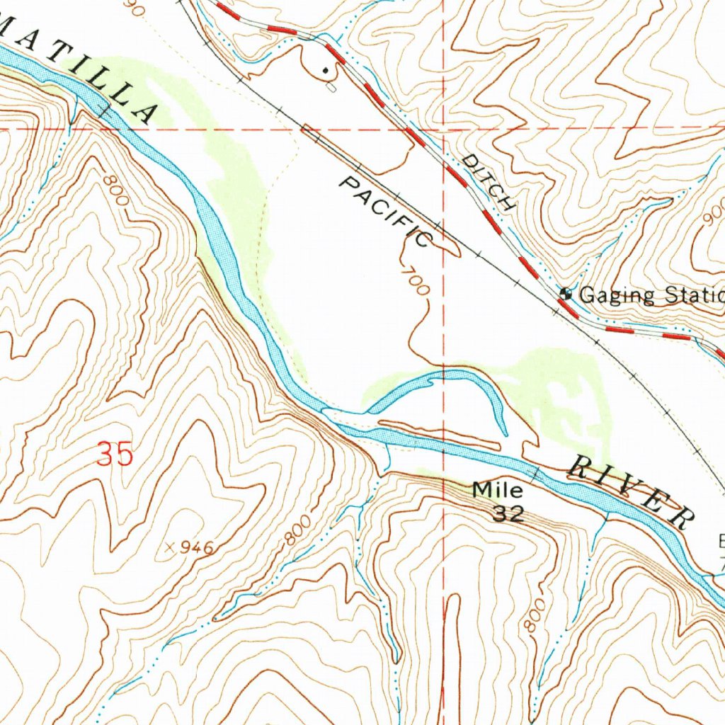 Echo, OR (1968, 24000-Scale) Map by United States Geological Survey ...