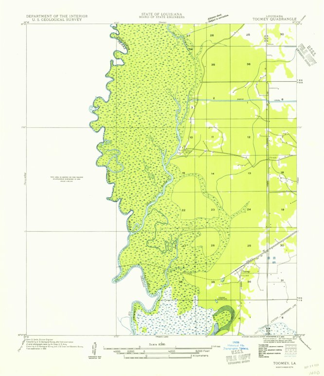 Echo, TX-LA (1954, 31680-Scale) Map by United States Geological Survey ...