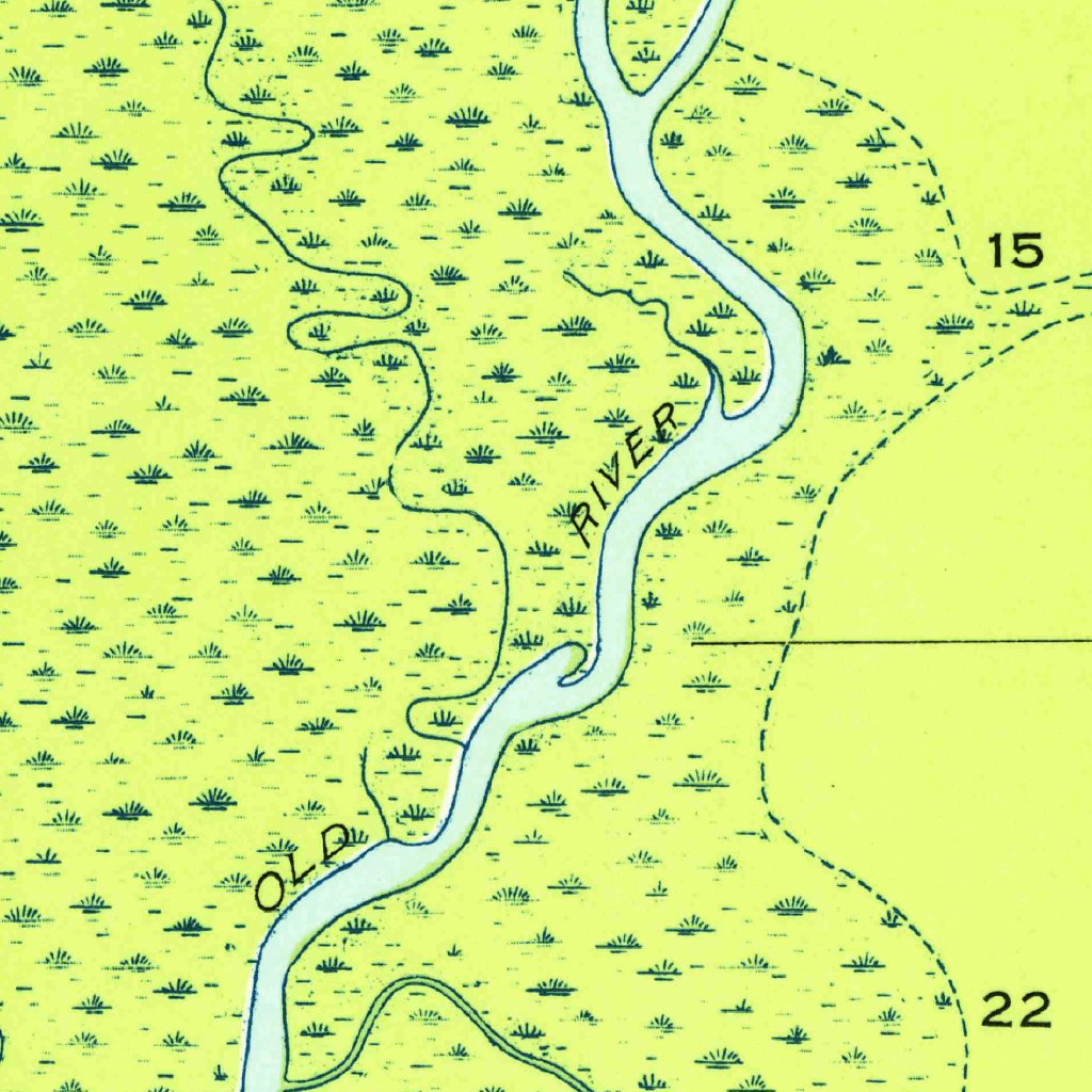 Echo, TX-LA (1954, 31680-Scale) Map by United States Geological Survey ...