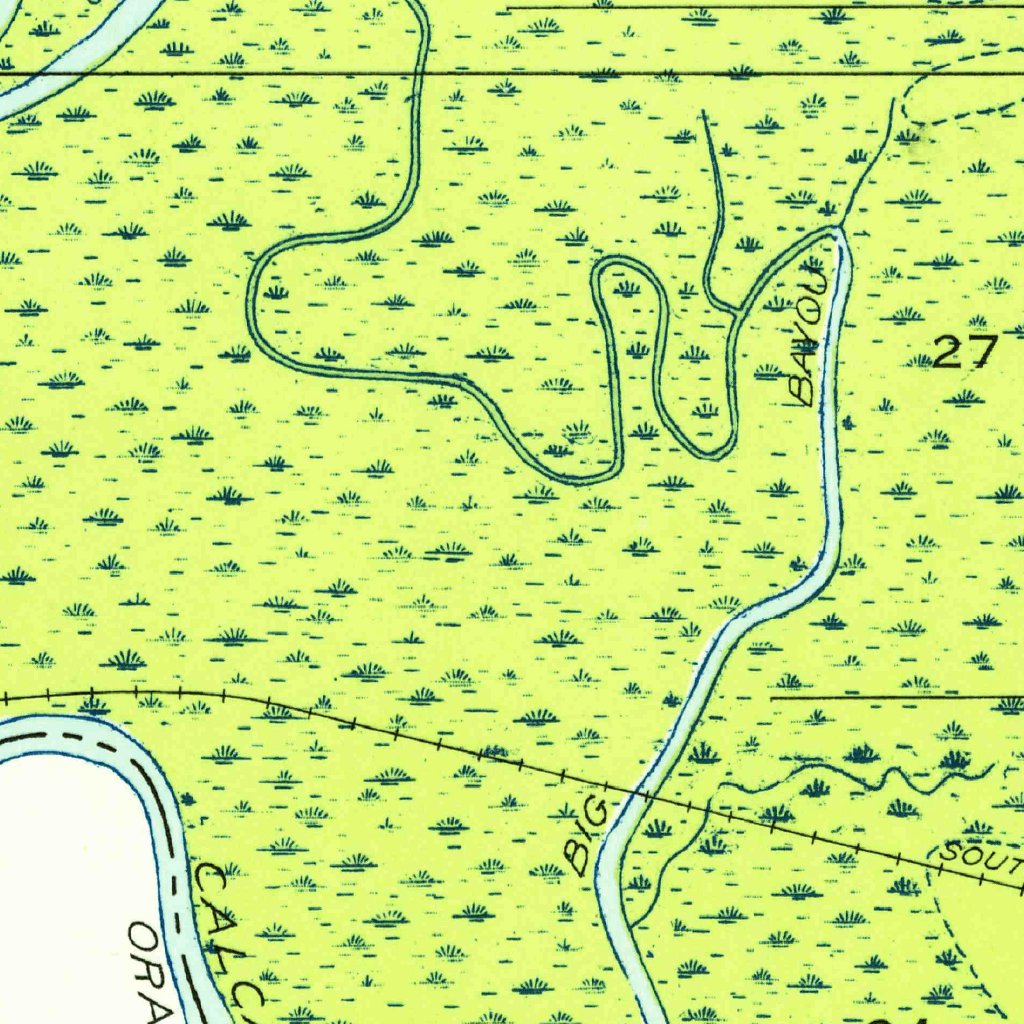 Echo, TX-LA (1954, 31680-Scale) Map by United States Geological Survey ...