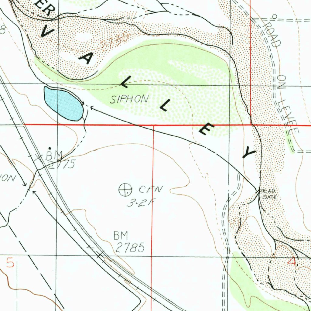 Eden, AZ (1985, 24000-Scale) Map by United States Geological Survey ...