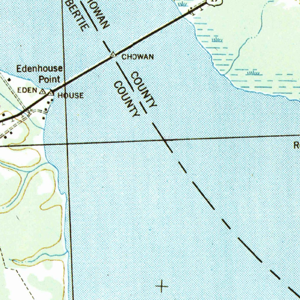 Edenton, NC (1942, 62500-Scale) Map by United States Geological Survey ...