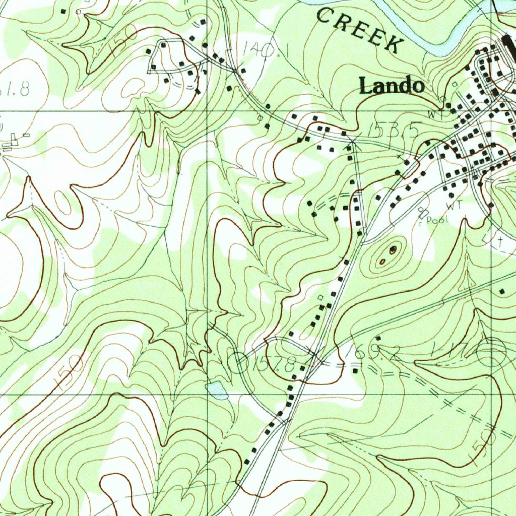 Edgemoor, SC (1982, 24000-Scale) Map by United States Geological Survey ...