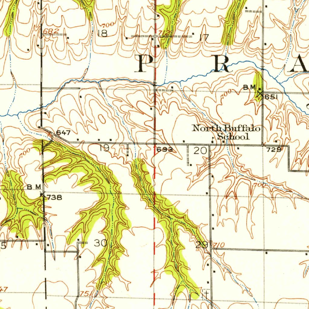 Edgington, IL-IA (1938, 62500-Scale) Map by United States Geological ...