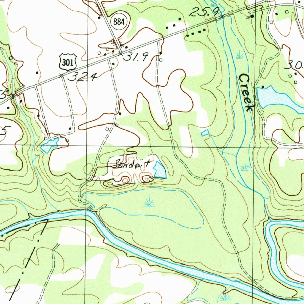 Effingham, SC (1986, 24000-Scale) Map by United States Geological ...