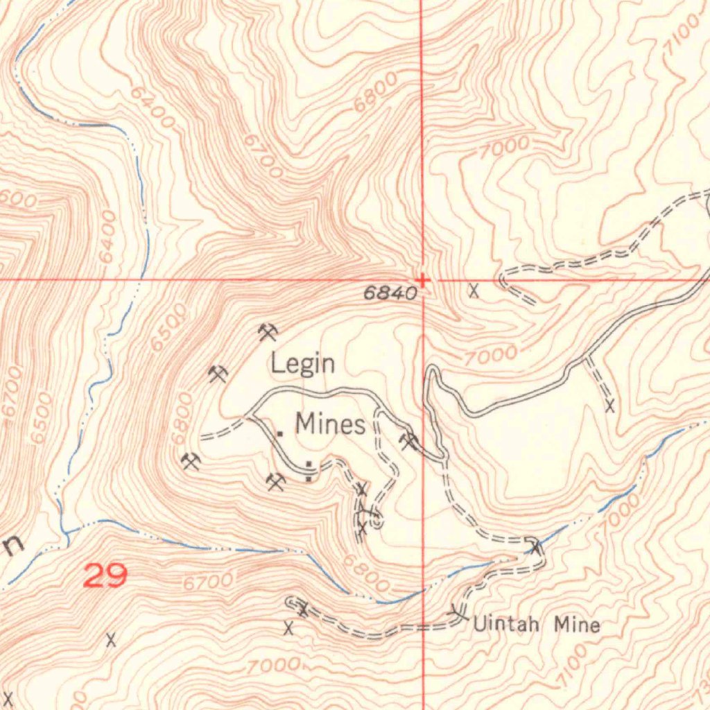 Egnar, CO (1950, 24000-Scale) Map by United States Geological Survey ...