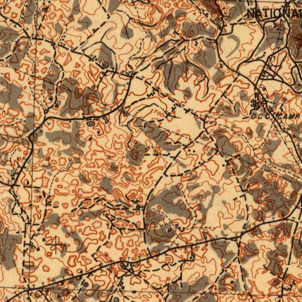 Ekron, KY-IN (1941, 62500-Scale) Map by United States Geological Survey ...