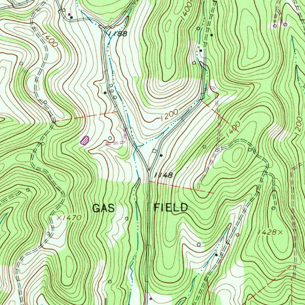 Elderton, PA (1964, 24000-Scale) Map by United States Geological Survey ...