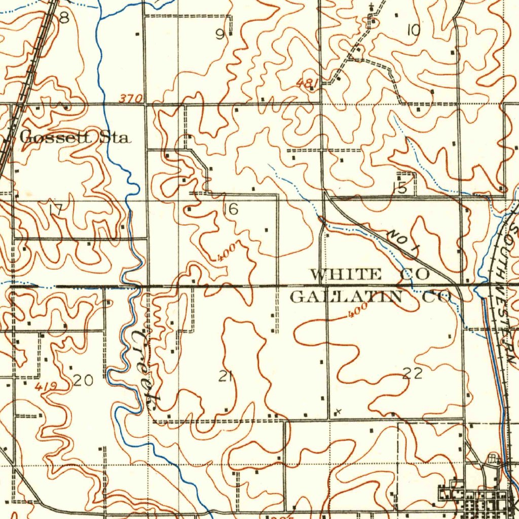 Eldorado, IL (1905, 62500-Scale) Map by United States Geological Survey ...