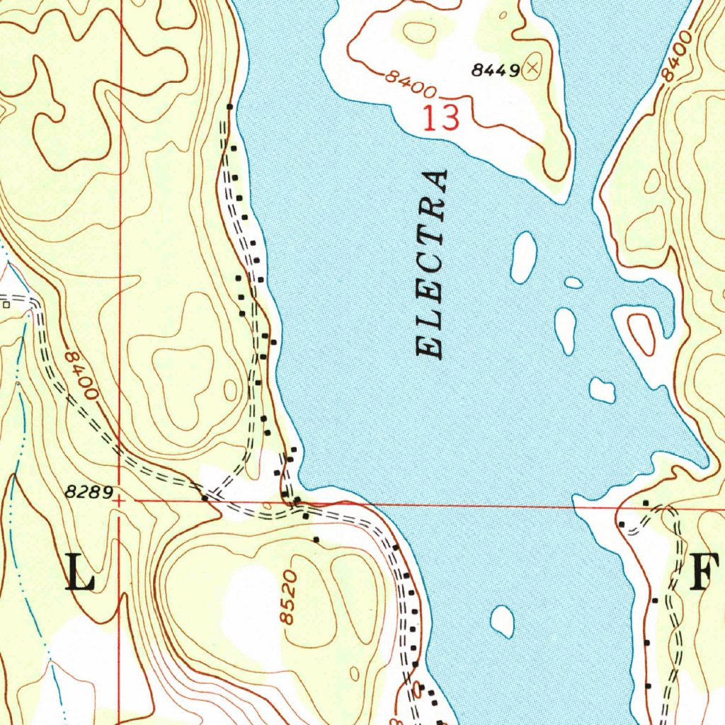 Electra Lake, CO (1960, 24000-Scale) Map by United States Geological ...