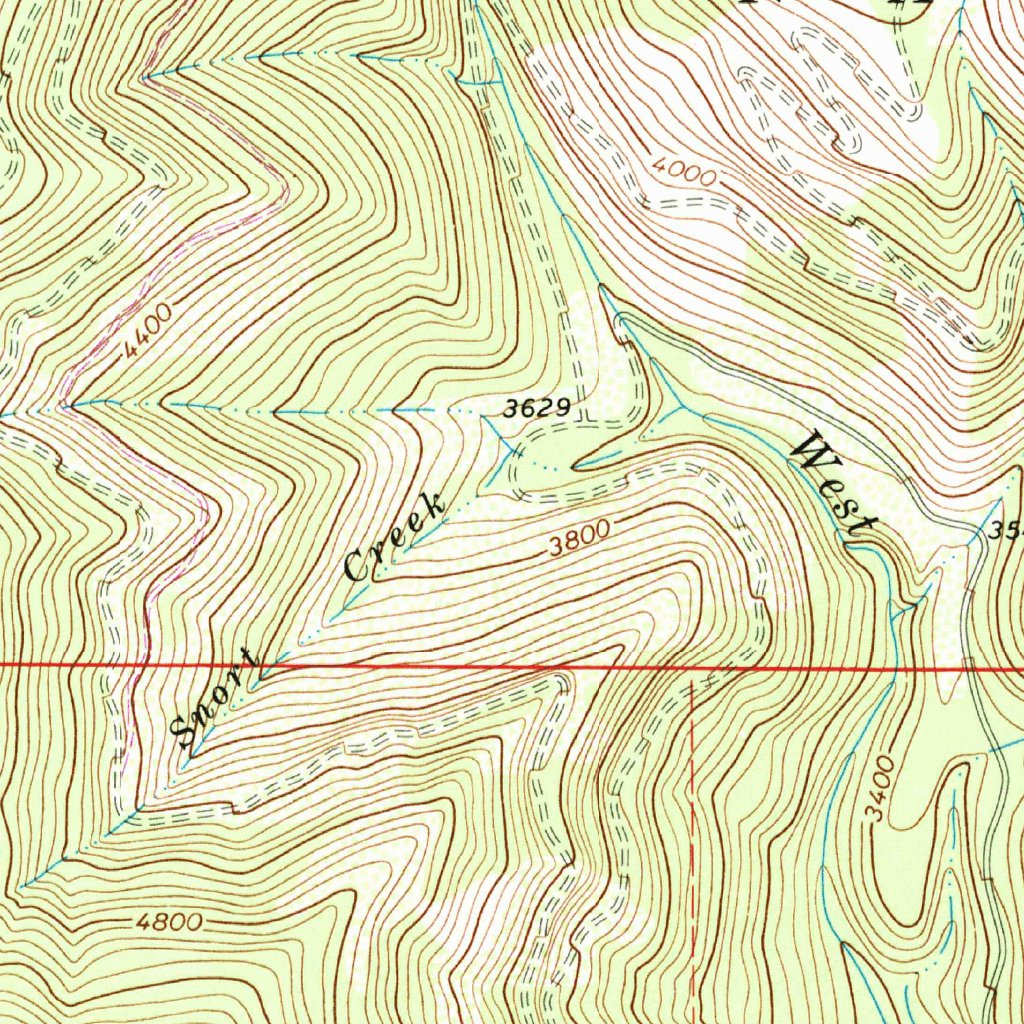 Elephant Peak, MT (1966, 24000-Scale) Map by United States Geological ...
