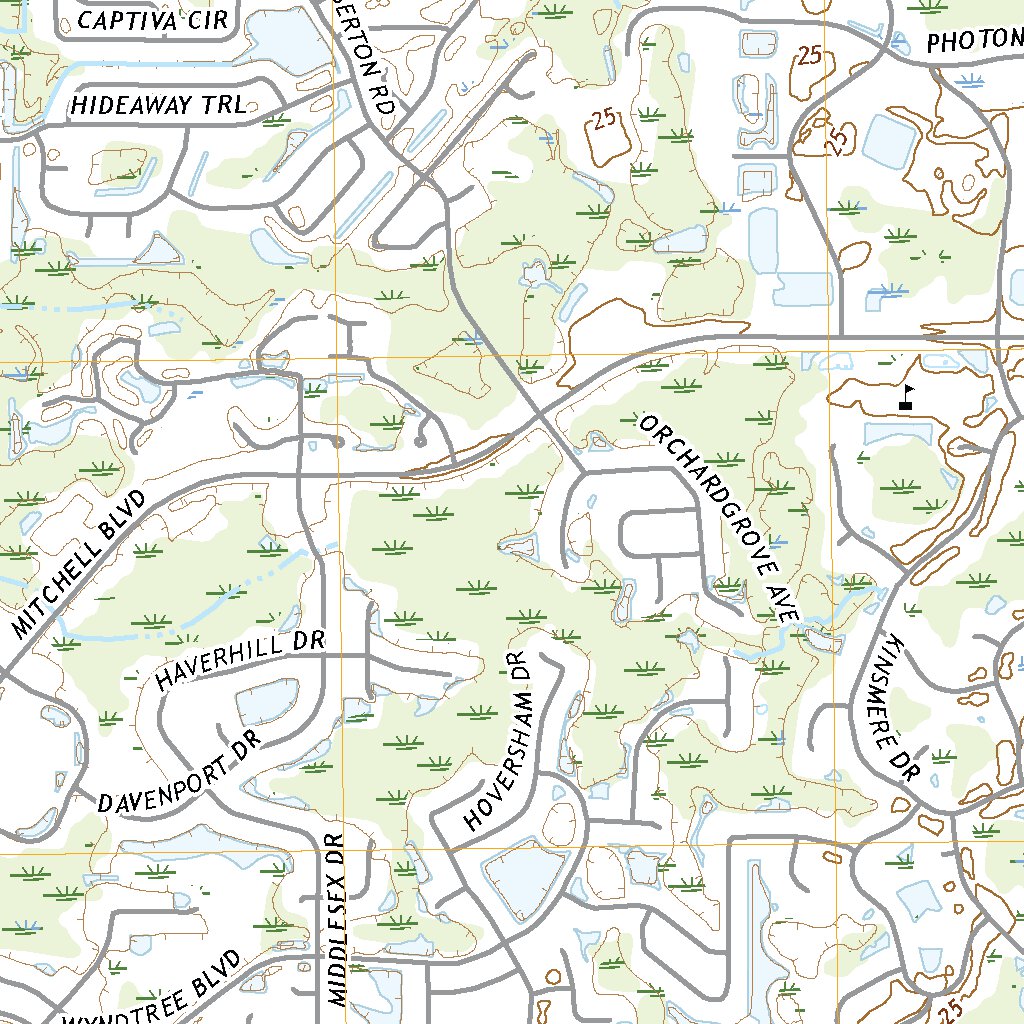 Elfers, FL (2021, 24000-Scale) Map by United States Geological Survey ...