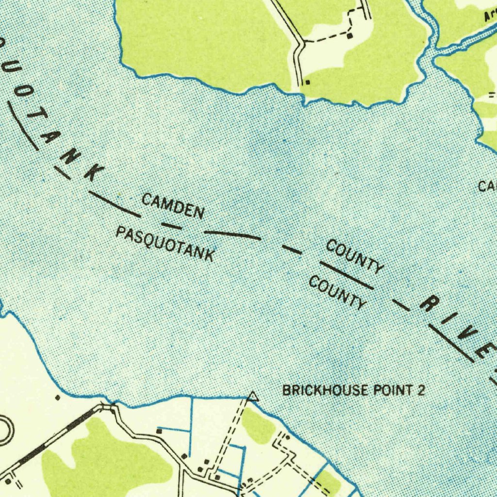 Elizabeth City, NC (1948, 62500-Scale) Map by United States Geological ...