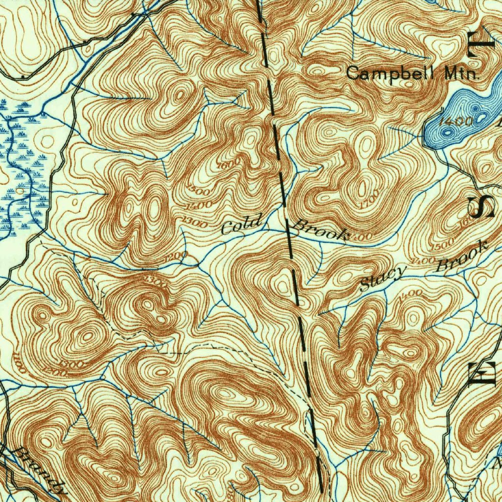Elizabethtown, NY (1901, 62500-Scale) Map by United States Geological ...
