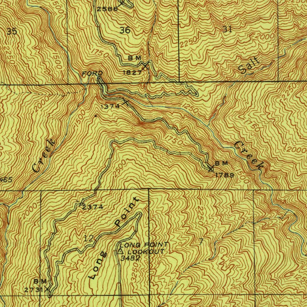 Elk Creek, CA (1948, 62500-Scale) Map by United States Geological ...