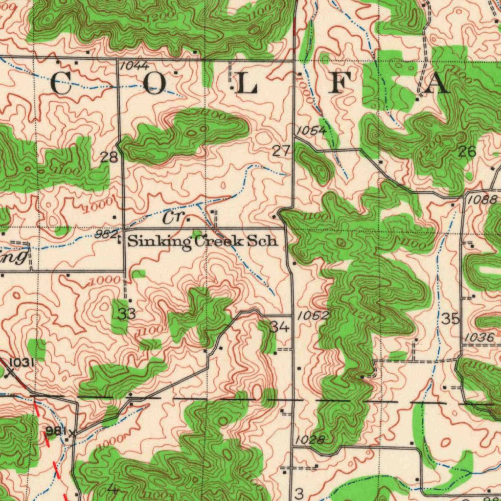 Elk Mound, WI (1934, 62500-Scale) Map by United States Geological ...