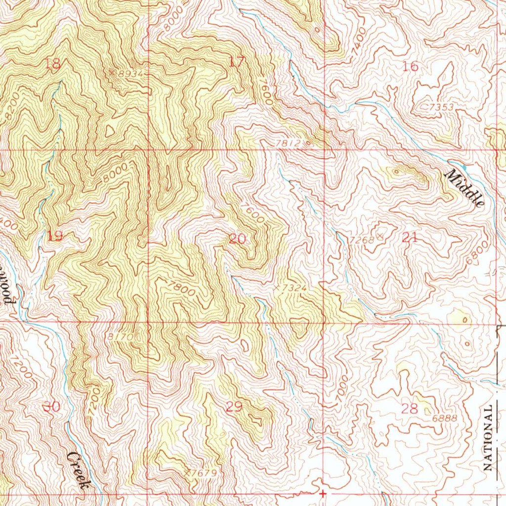 Elk Mountain, NV-ID (1957, 62500-Scale) Map by United States Geological ...