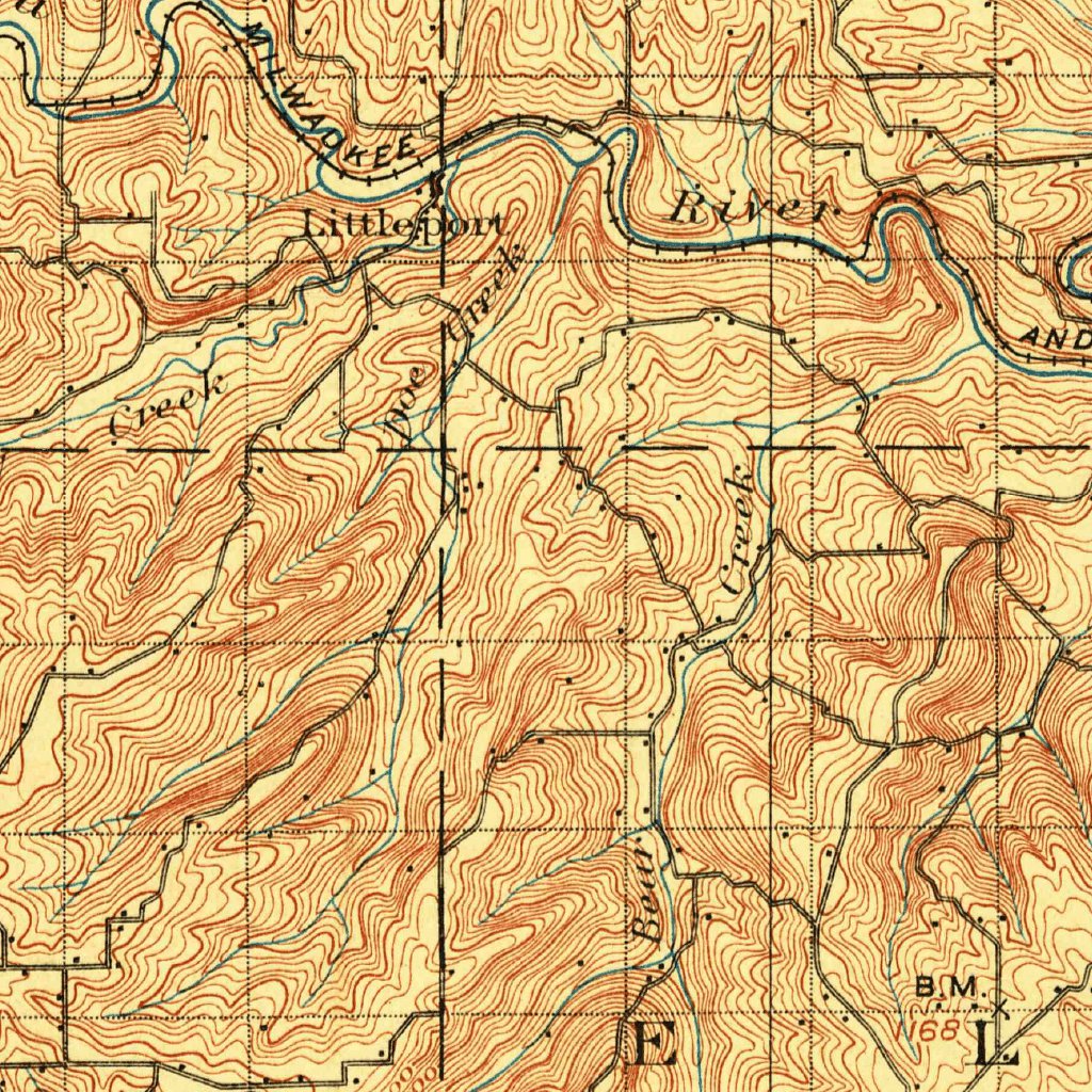 Elkader, IA-WI (1902, 125000-Scale) Map by United States Geological ...