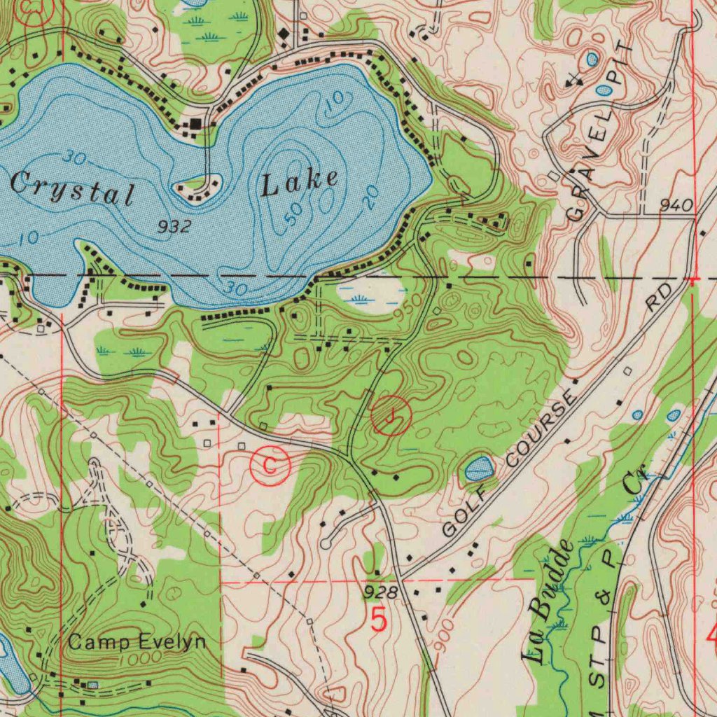 Elkhart Lake, WI (1974, 24000-Scale) Map by United States Geological ...