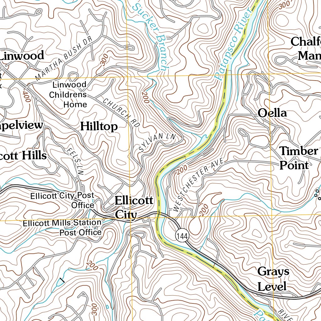 Ellicott City, MD (2011, 24000-Scale) Map by United States Geological ...