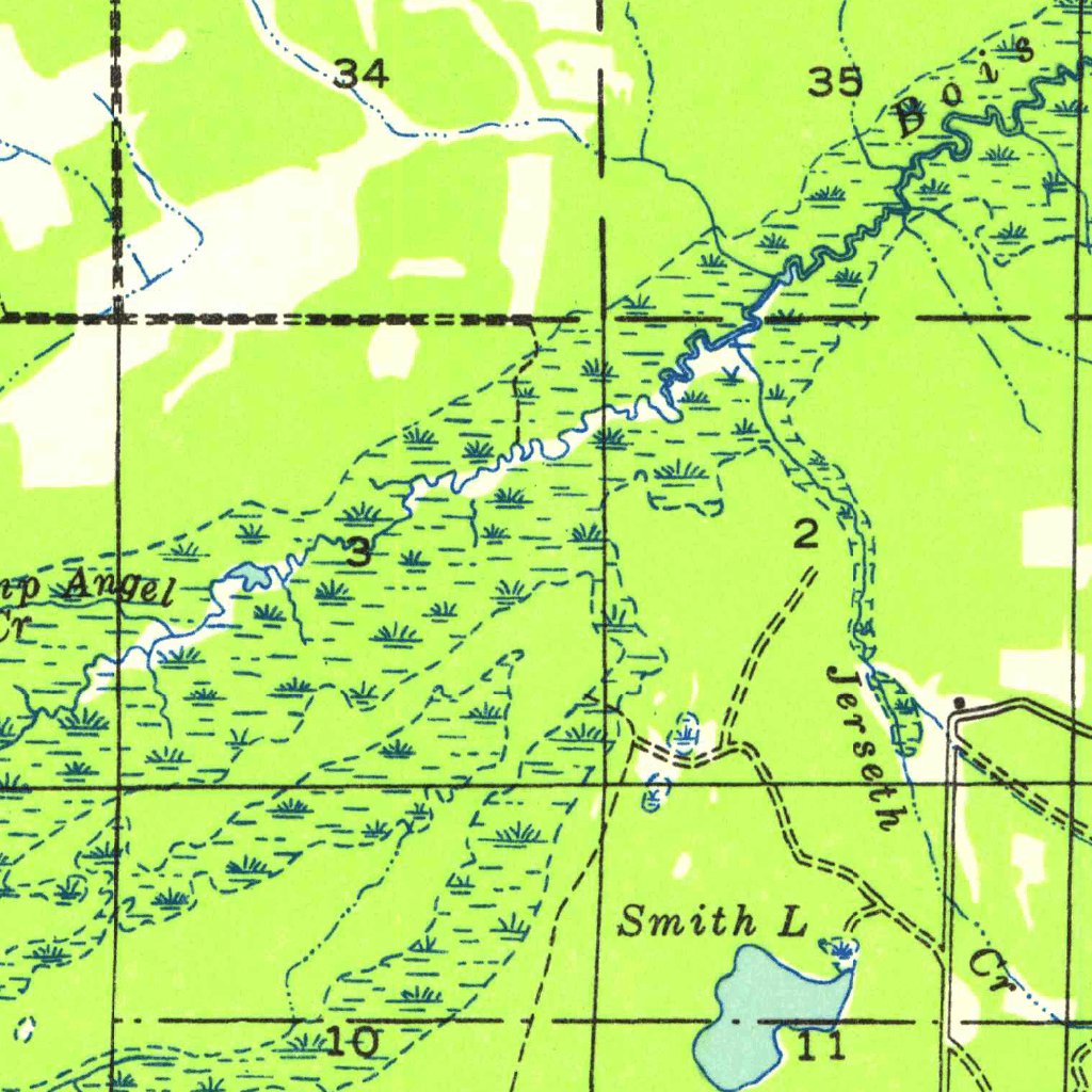 Ellison Lake, WI (1945, 48000-Scale) Map by United States Geological ...