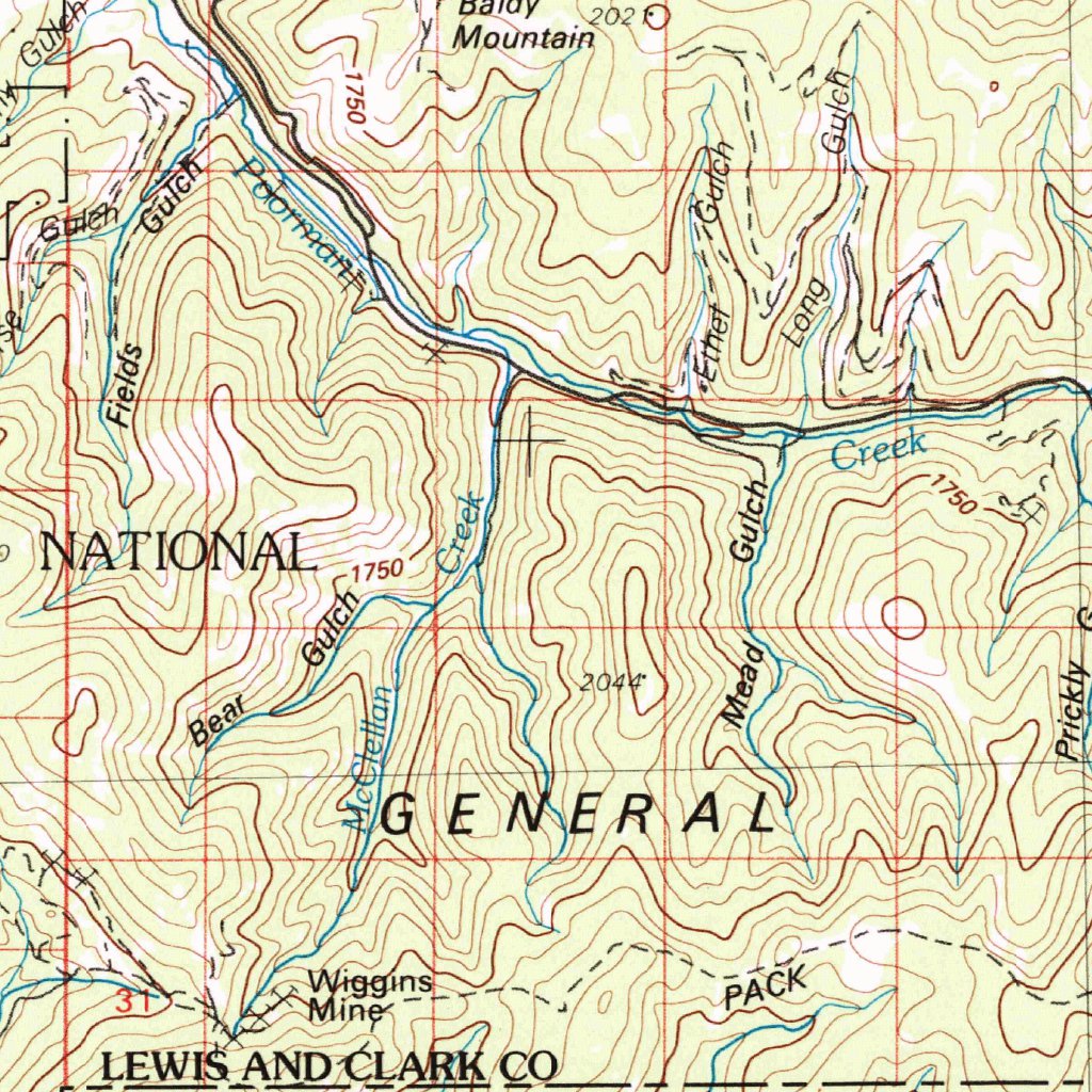 Elliston, MT (1975, 100000-Scale) Map by United States Geological ...