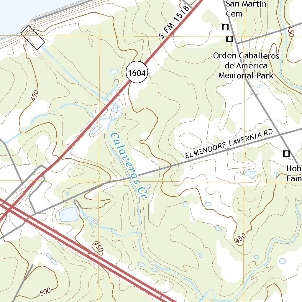 Elmendorf, TX (2022, 24000-Scale) Map by United States Geological ...