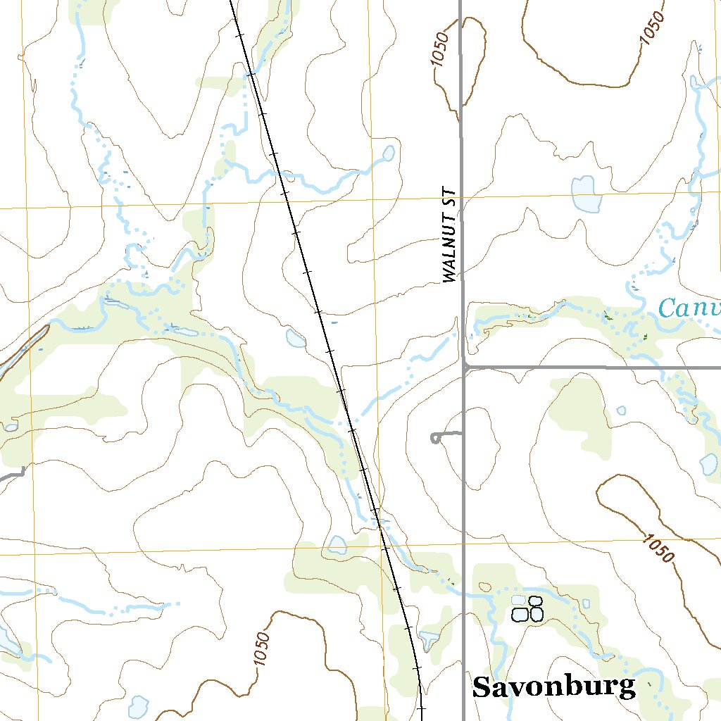 Elsmore, KS (2022, 24000-Scale) Map by United States Geological Survey ...