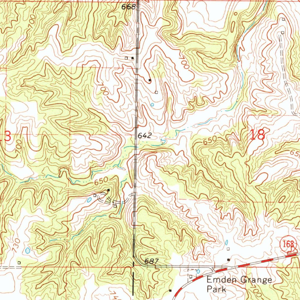 Emden, MO (1964, 24000-Scale) Map by United States Geological Survey ...
