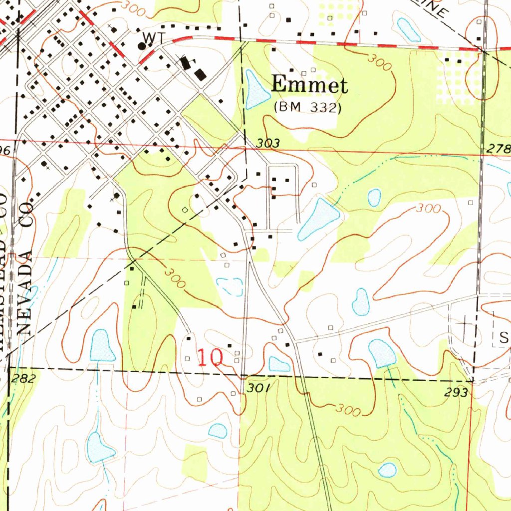 Emmet, AR (1973, 24000-Scale) Map by United States Geological Survey ...