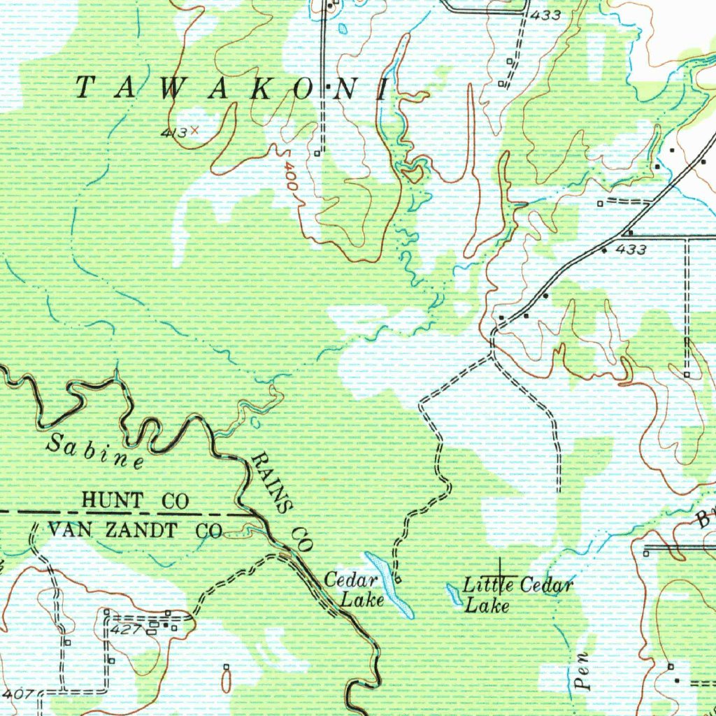 Emory, TX (1956, 62500-Scale) Map by United States Geological Survey ...