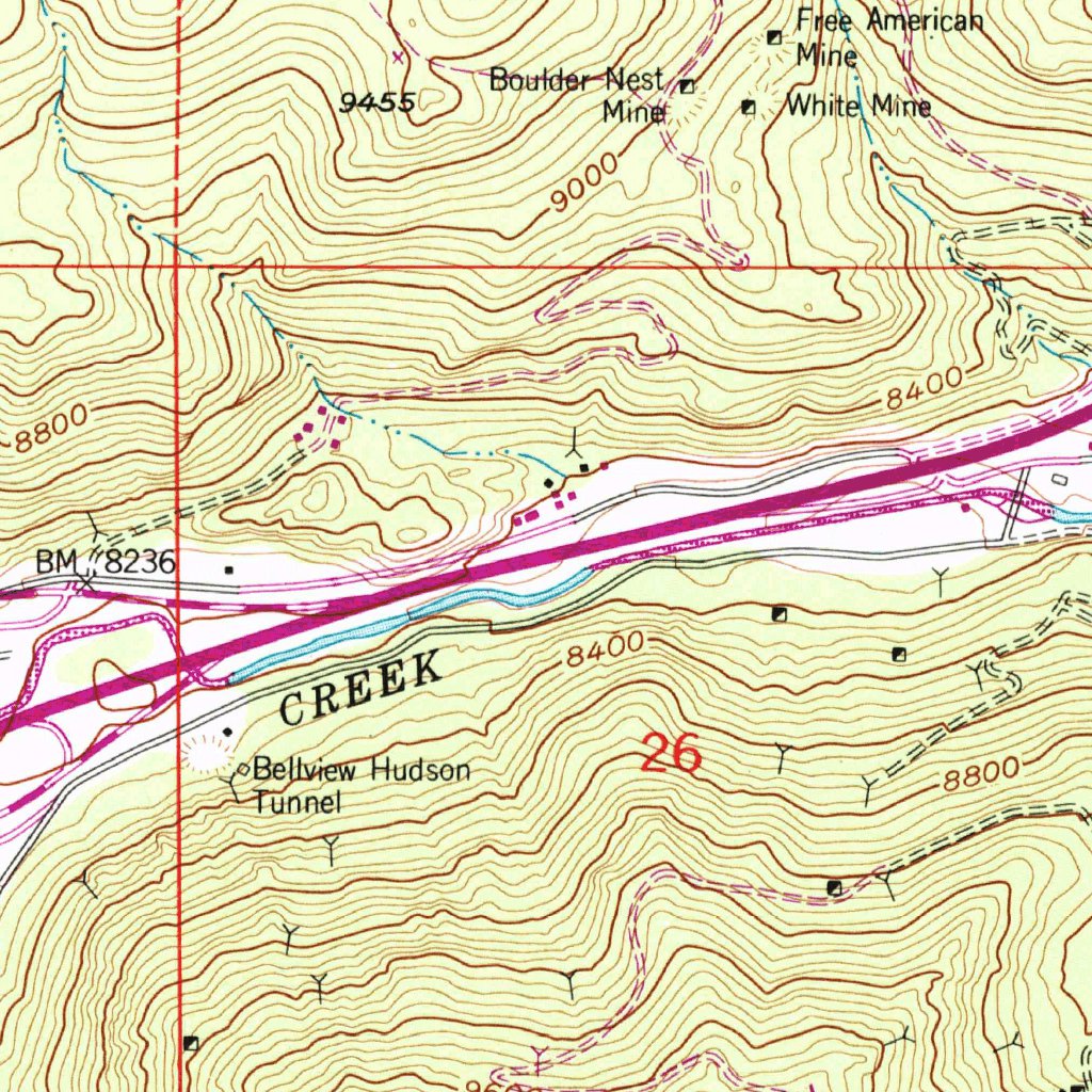 Empire, CO (1958, 24000-Scale) Map by United States Geological Survey ...