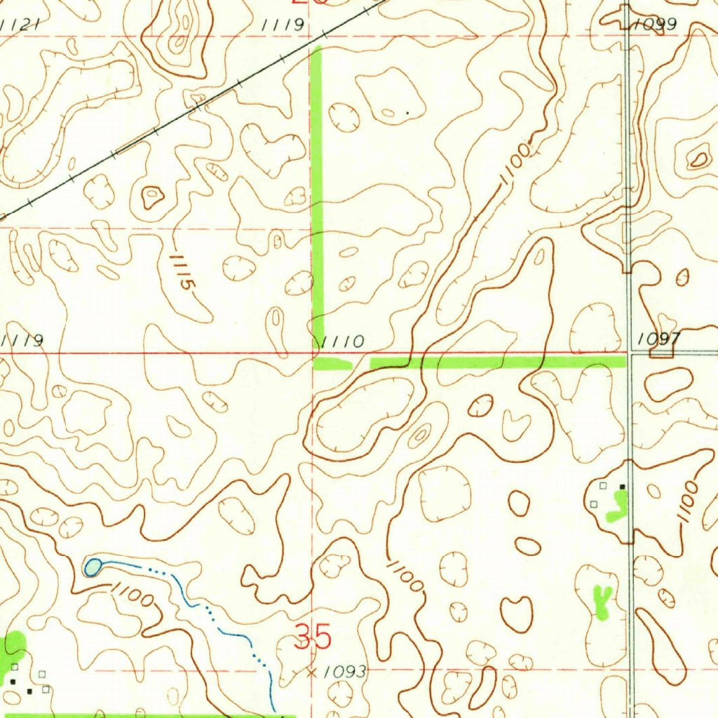 Enderlin South, ND (1960, 24000-Scale) Map by United States Geological ...